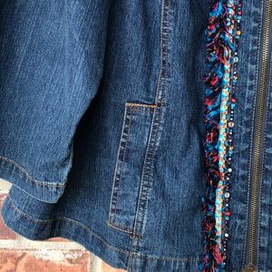 Ruby Rd. | Jackets & Coats | Ruby Rd Size 6w Jacket Embellished Zip Up ...